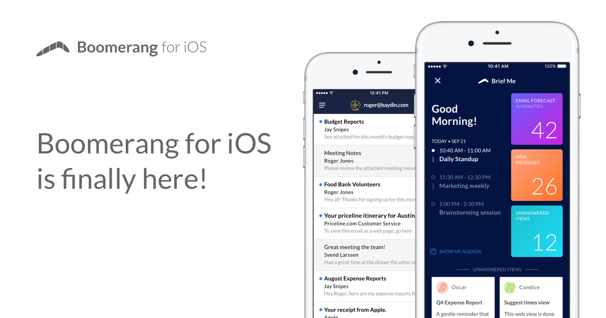 Boomerang Email App for iPhone